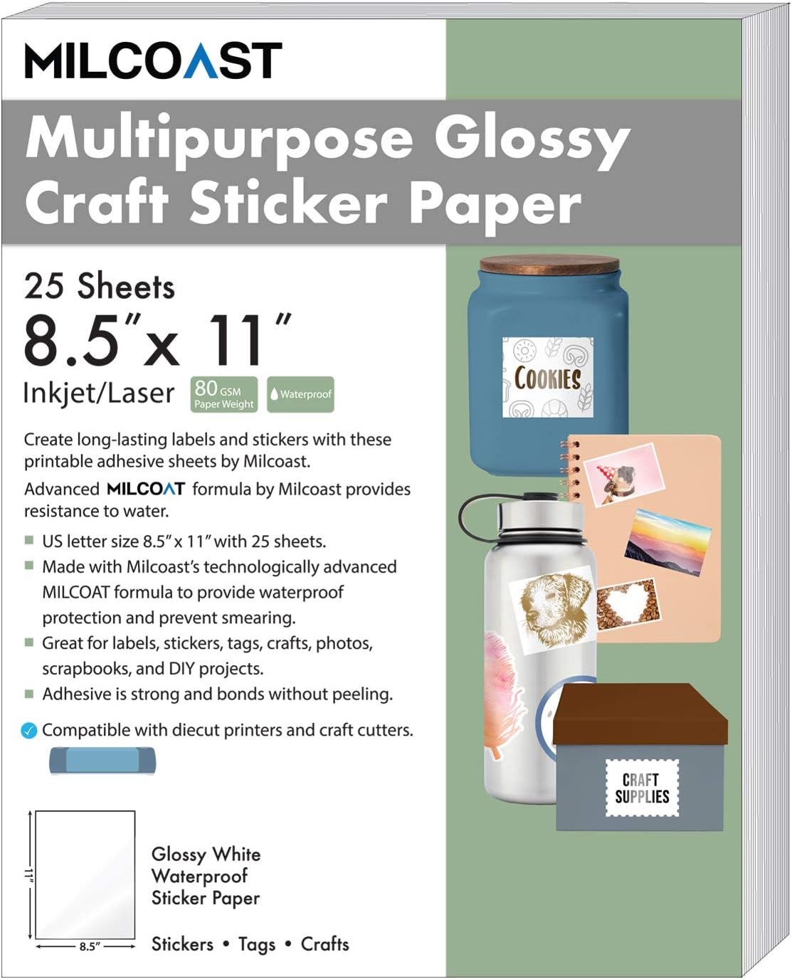 Amazon.com : Milcoast Glossy Waterproof Full Sheet Multipurpose ...