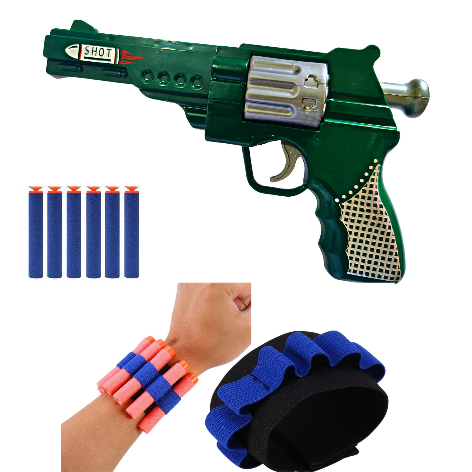 Toy Cloud Pistol Soft Blaster Manual Soft Bullet Dart Shooting Toy with ...