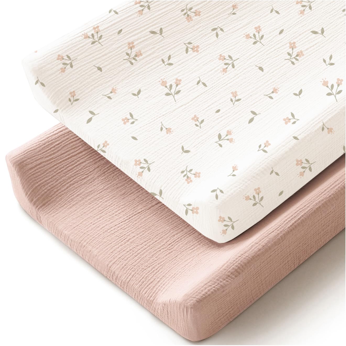 Amazon.com: MairMore Changing Pad Cover for Neutral Baby Muslin Soft ...