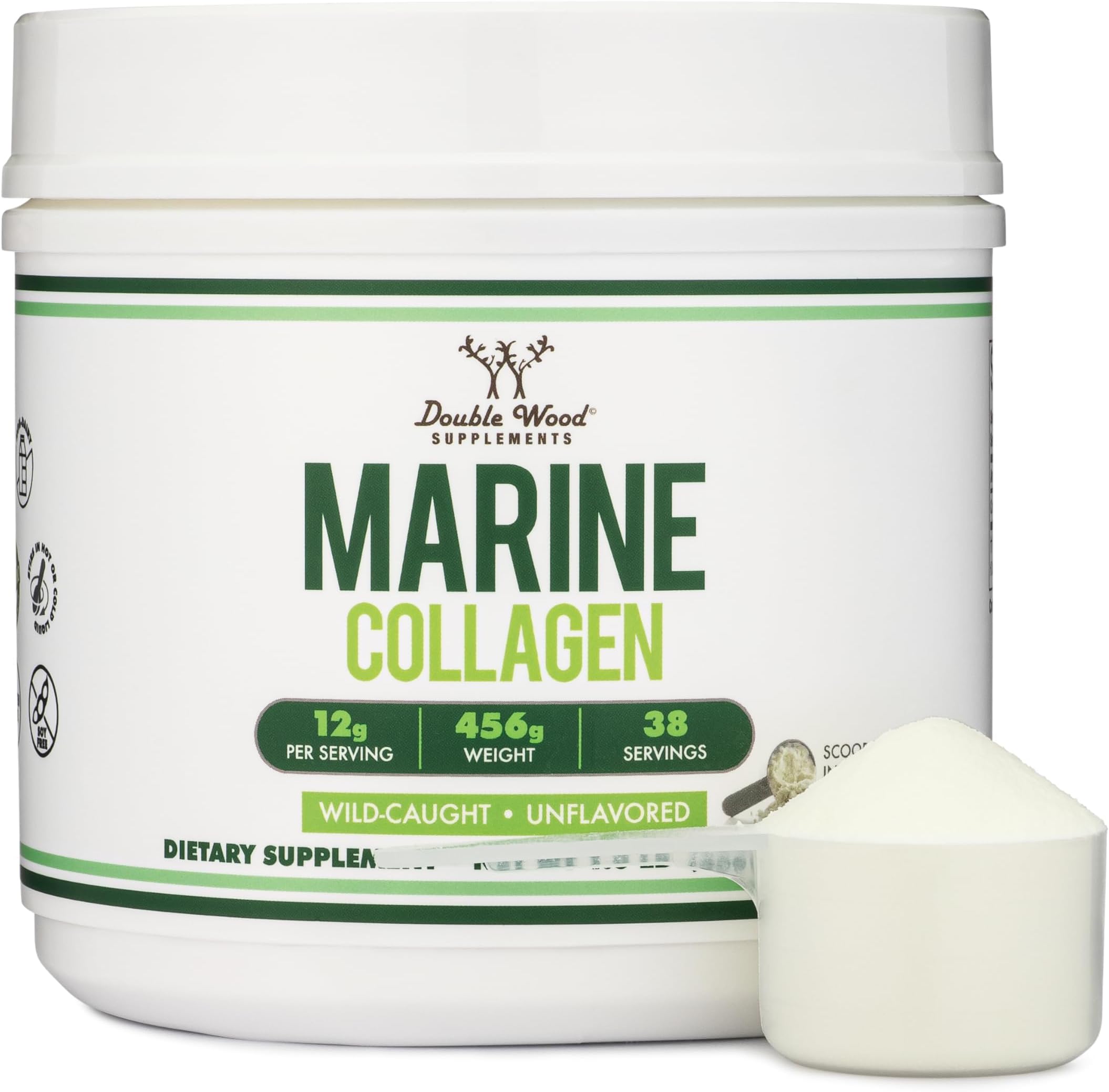 Amazon.com: ANDREW LESSMAN Marine, Free Range Collagen Peptides Powder ...