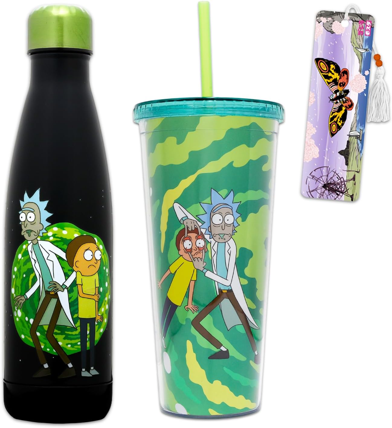 Amazon.com | Rick and Morty Water Bottles for Adults - Bundle with 20 ...