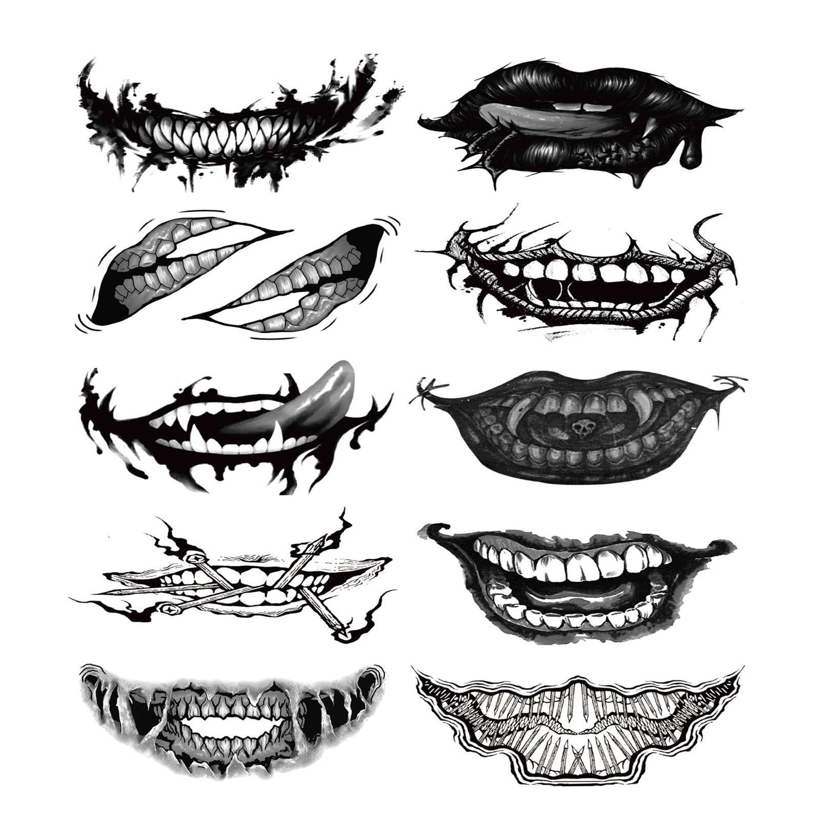 Scary Teeth Drawing
