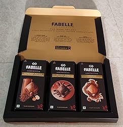 Fabelle The Bars Trilogy - Chocolate Pack, 3 Assorted Large Luxury ...
