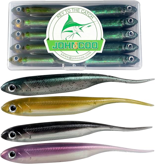 Amazon.com: JOHNCOO Fishing Tackle: Soft Lures