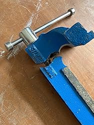 Silverline Workshop Vice 100mm (4") Jaw Capacity 100mm / 4.5kg (633792), Blue : Amazon.co.uk ...