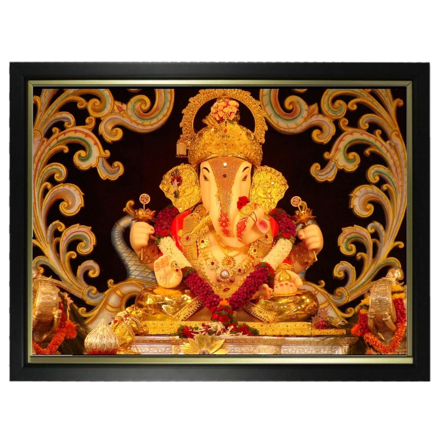 SG Personalized World ganpati/Ganesh Photo Frame (Size-A4) : Amazon.in ...