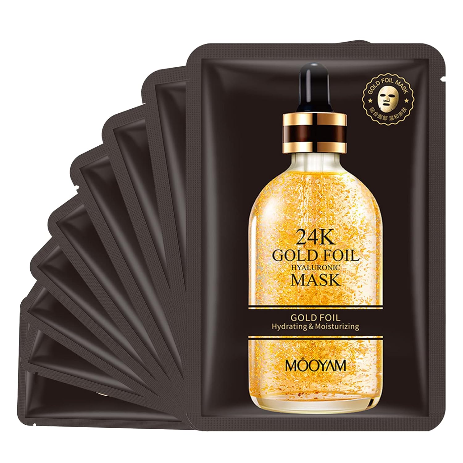 Amazon.com : Sheet Masks for Face Hydrating Face Masks Skincare 24K ...