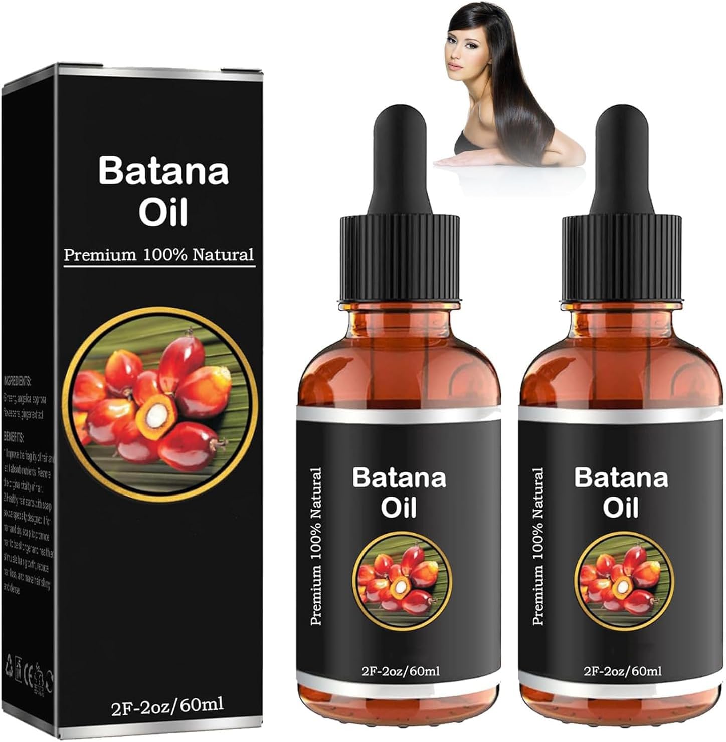 Krukivne Batana Oil Organic for Healthy Hair,100% Natural, Batana Oil ...