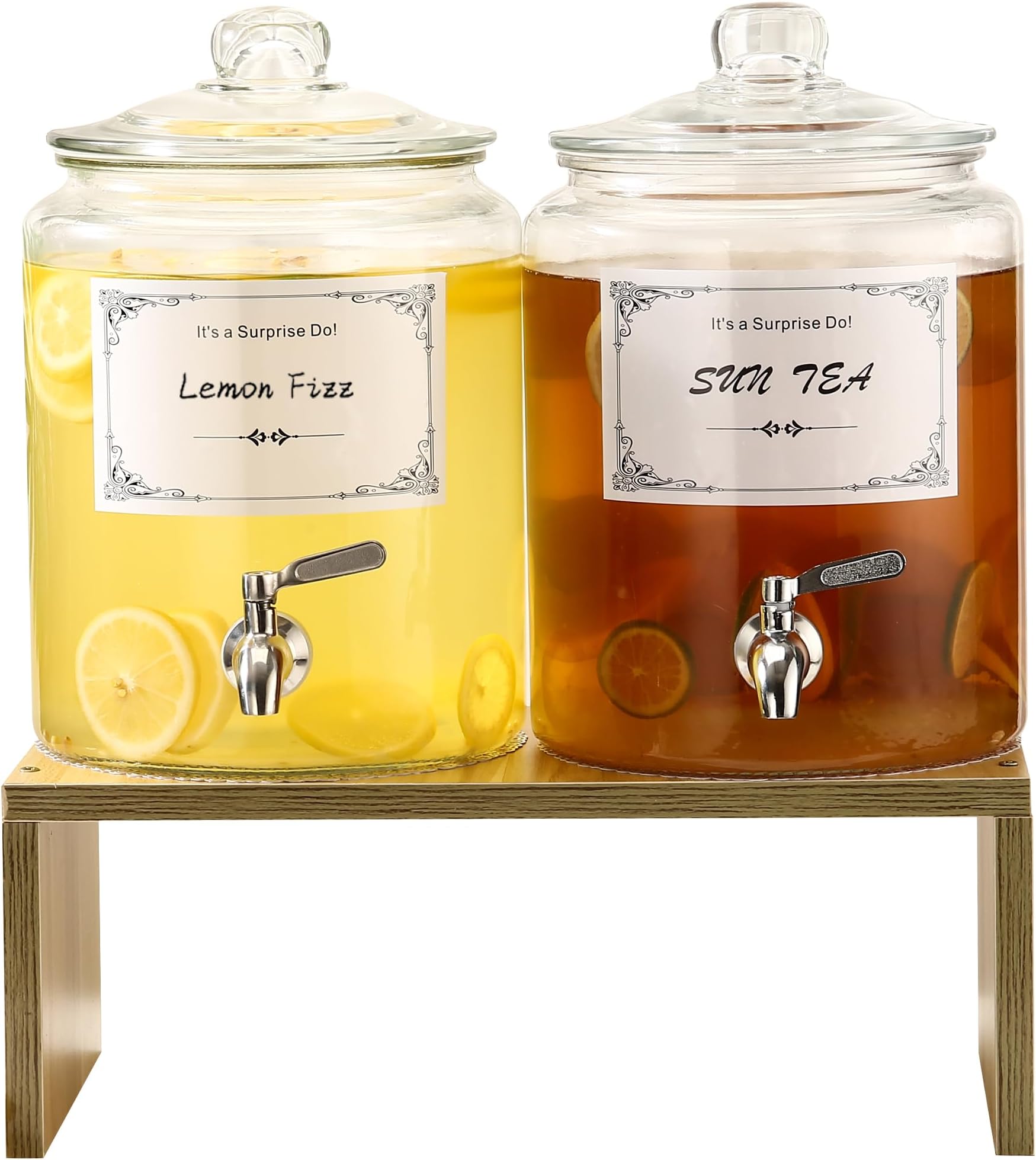 Amazon.com | 2 Gallon Beverage Dispenser with Stand and Lid, 18/8 ...