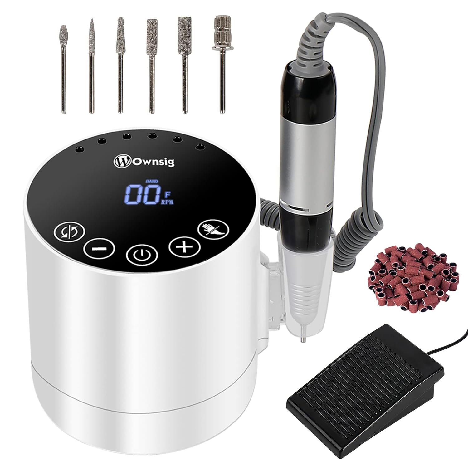 Amazon.com: Ownsig Electric Nail Drill Machine, 35000 RPM Professional ...