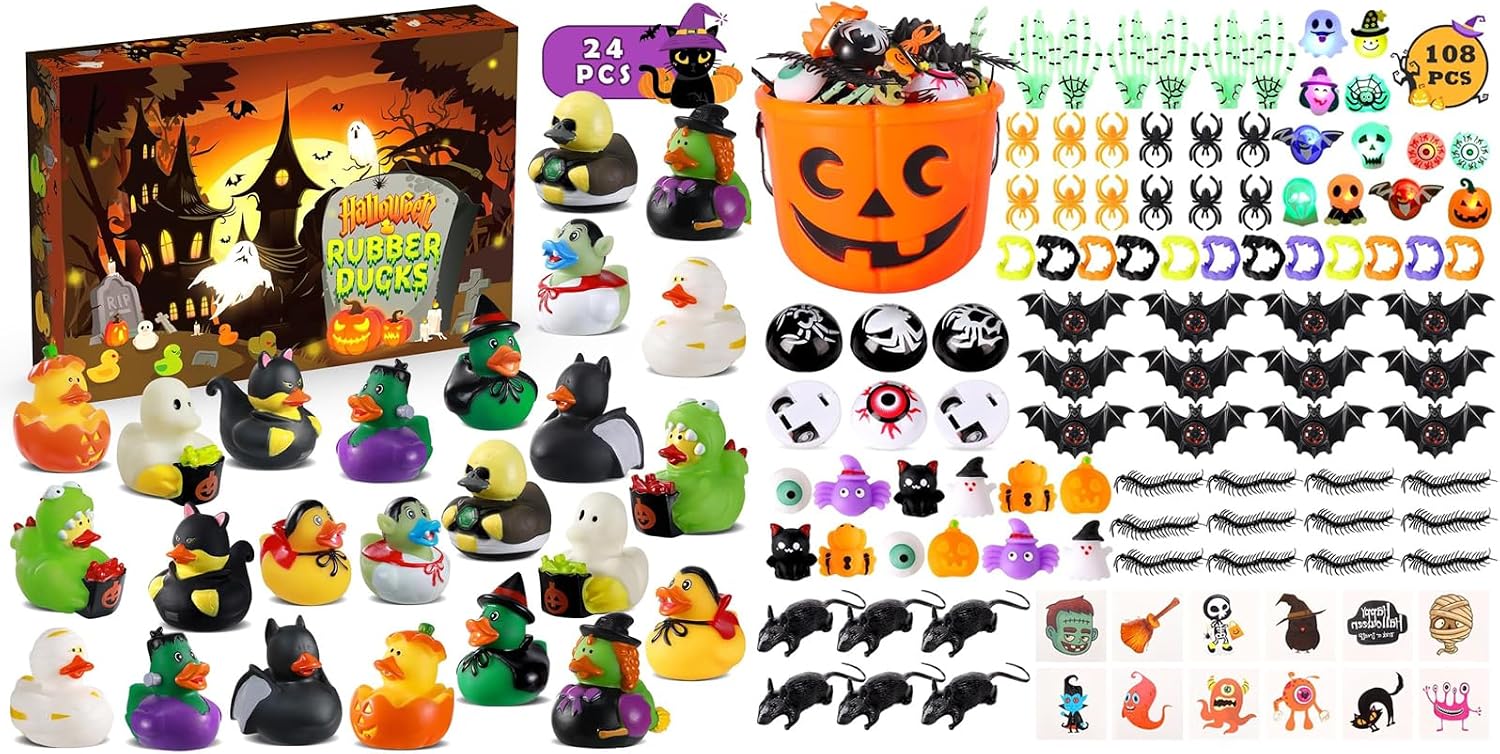 Amazon.com: SCIONE 133PCS Halloween Party Favors Toys for Kids ...