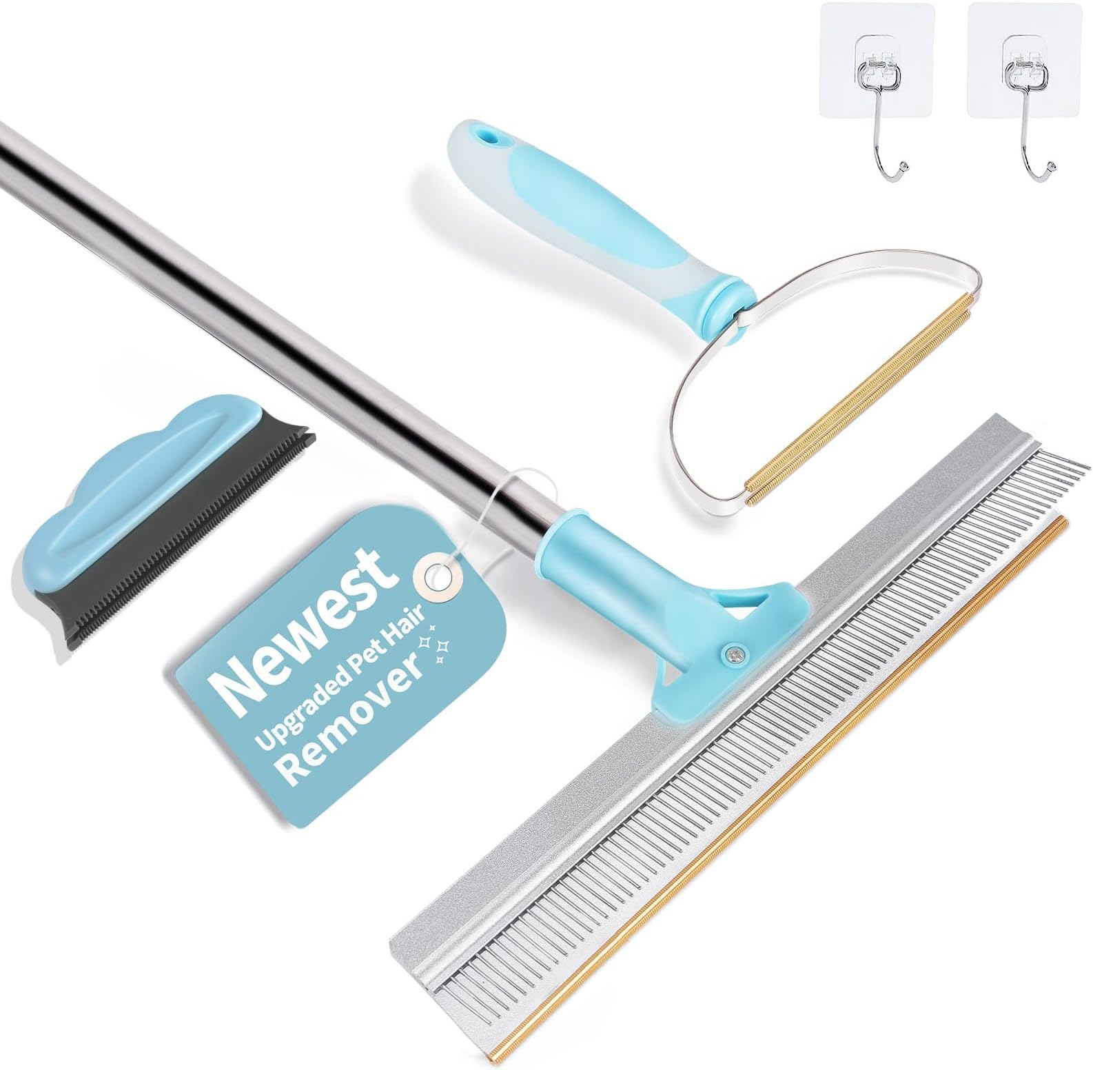 Amazon.com: UOTT 56’’Pet Hair Remover Set for Long Hair, Retractable ...