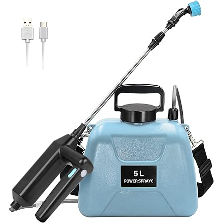 Amazon.com: SideKing 1.35 Gallon/5L Battery Powered Sprayer, Electric ...