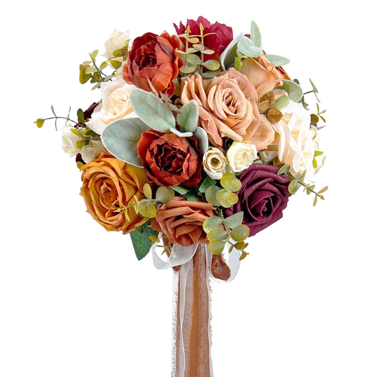 Color Naranja Quemado Con Tema De Boda Morado Naranja Quemado Rústico