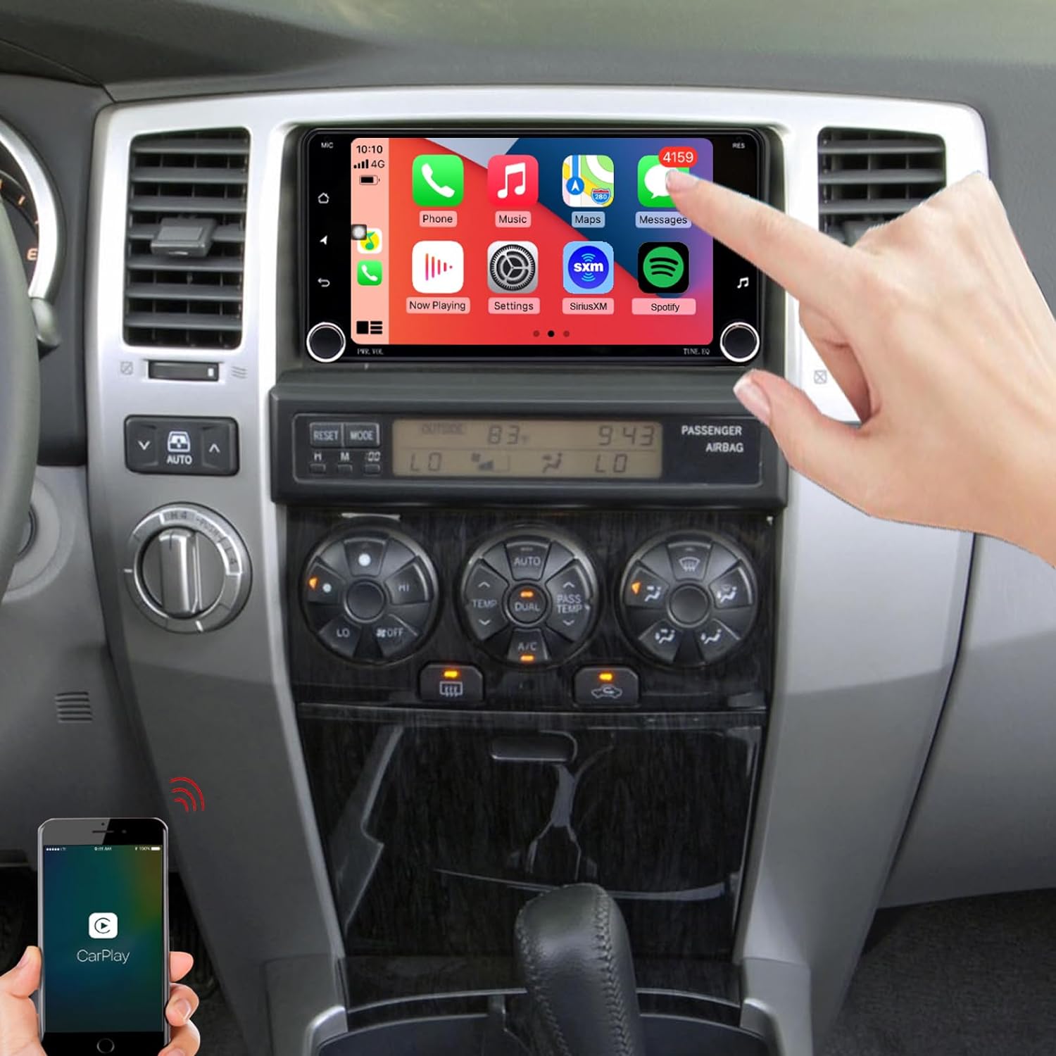 Amazon.com: for Toyota 4Runner Radio Upgrade 2003-2009 Tundra 2003-2006 ...