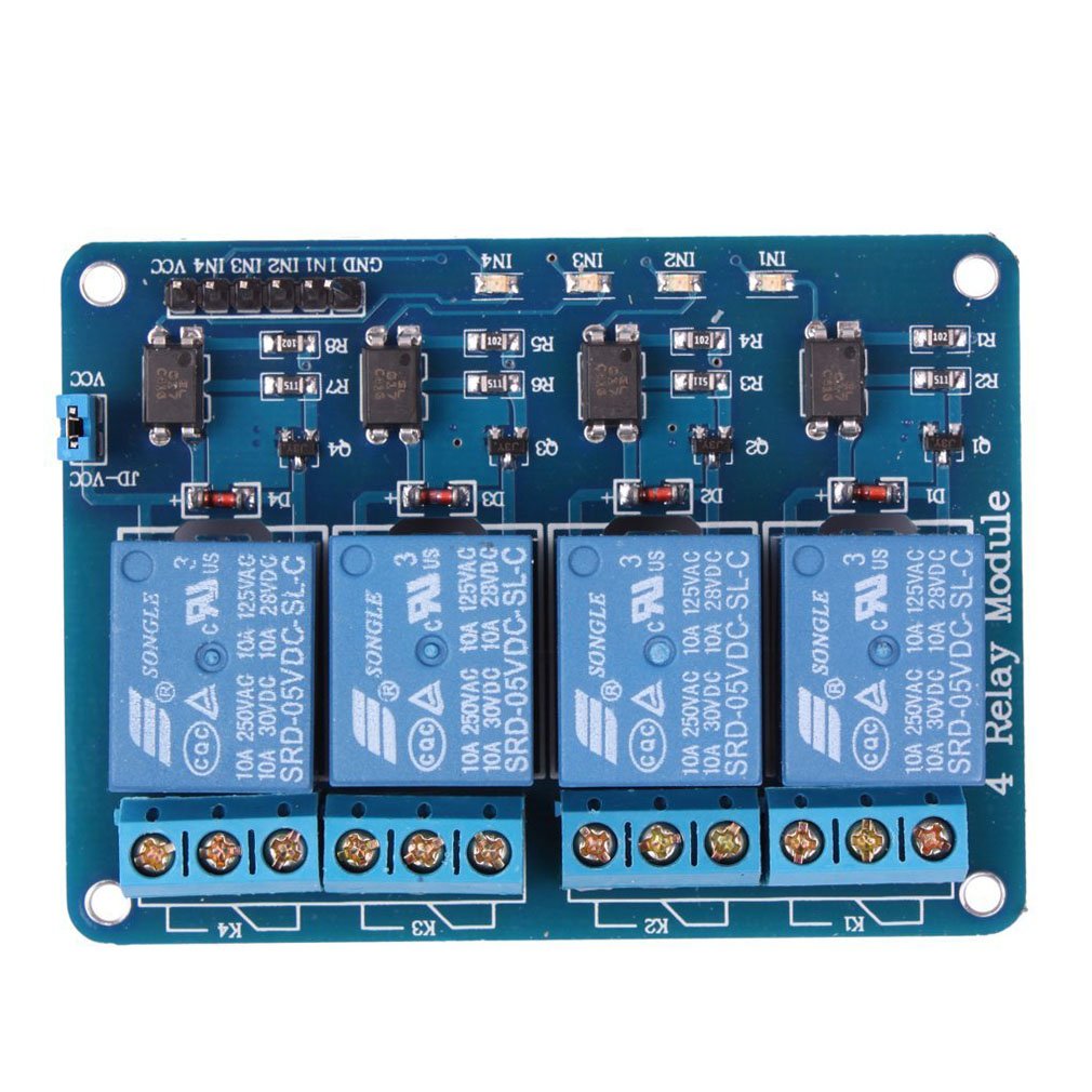 Buy 4 Channel Relay Module with Optocoupler 5V Low Level Trigger Relay Expansion Board for ...