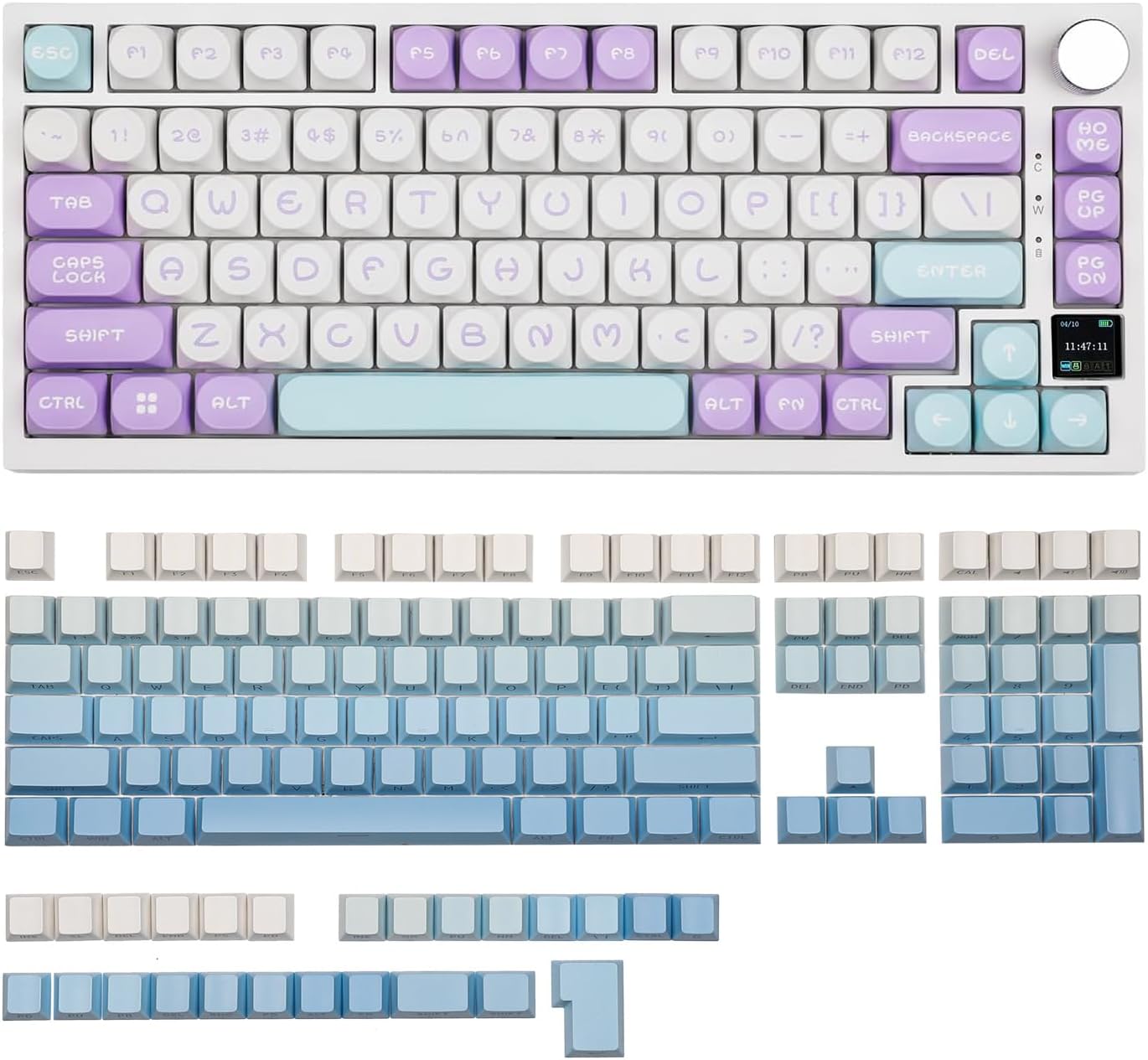 Amazon.com: EPOMAKER Ajazz AK820 Pro 75% Mechanical Keyboard, Gasket ...