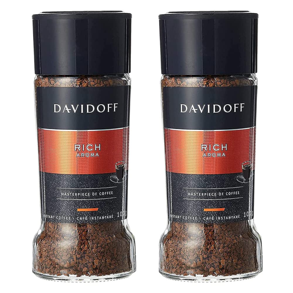 Davidoff Café Rich Aroma Instant Ground Coffee,100 g Jar, 2 Pack ...