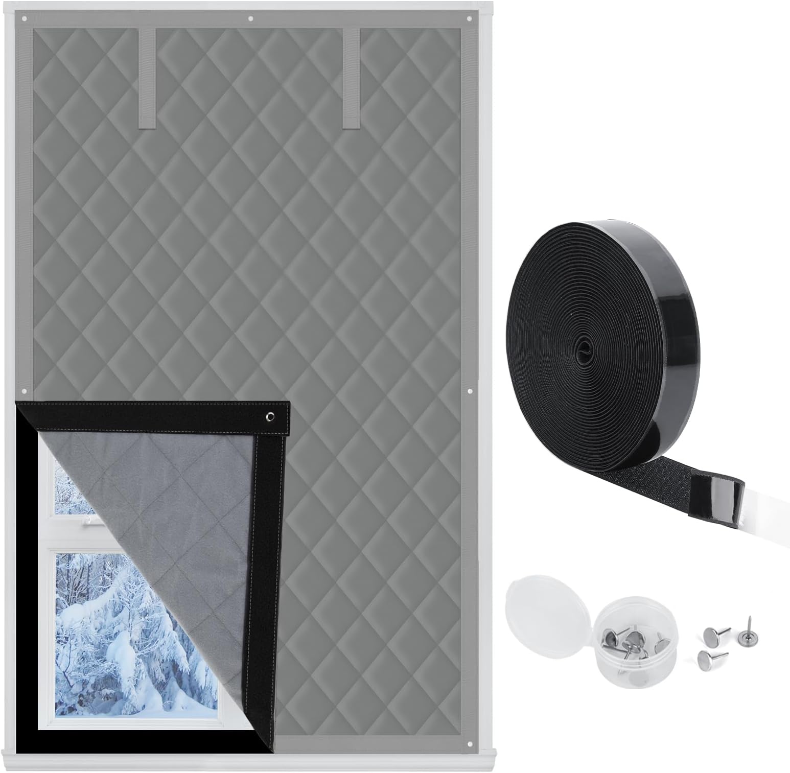 Weatherproofing Window Insulation Kit,Window Insulation Film for Winter ...