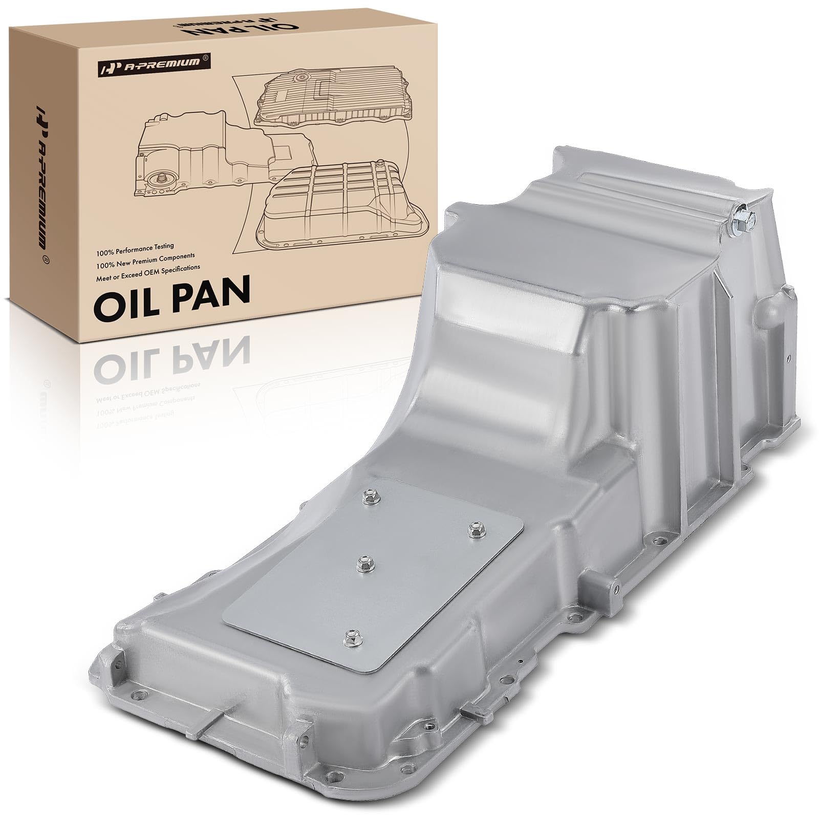 Amazon.com: A-Premium Rear Sump 12619776 Engine Oil Pan Compatible with ...