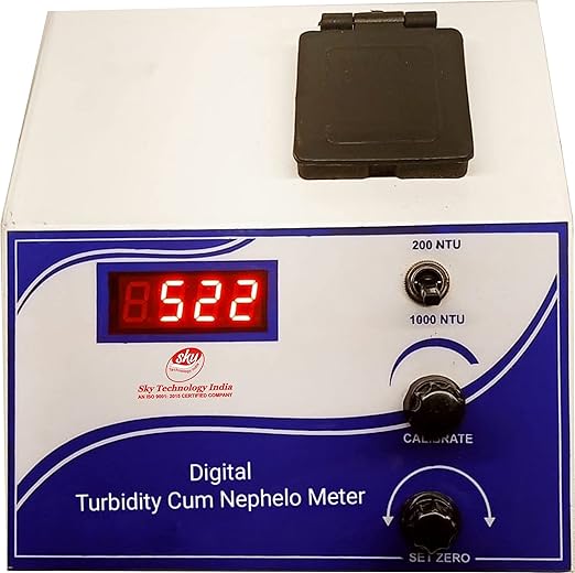 Digital Turbidity/Cum Naphelo Meter Range 0, 200-1000 NTU/JTU : Amazon ...