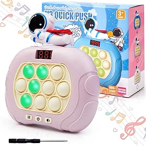 Amazon.com: Fast Push Bubble Game, RARIPIDA Quick Push Game Console with Screen Display, Pop ...