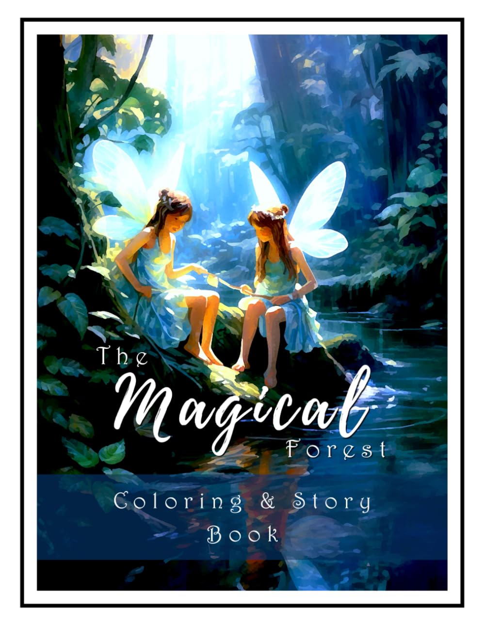 The Magical Forest Coloring & Story Book: Explore a Fantasy World ...