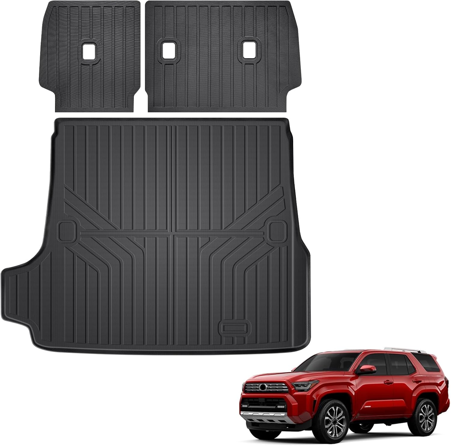 Amazon.com: TECHPICCO Cargo Mat for 4Runner 2025, Cargo Liner Trunk Mat ...