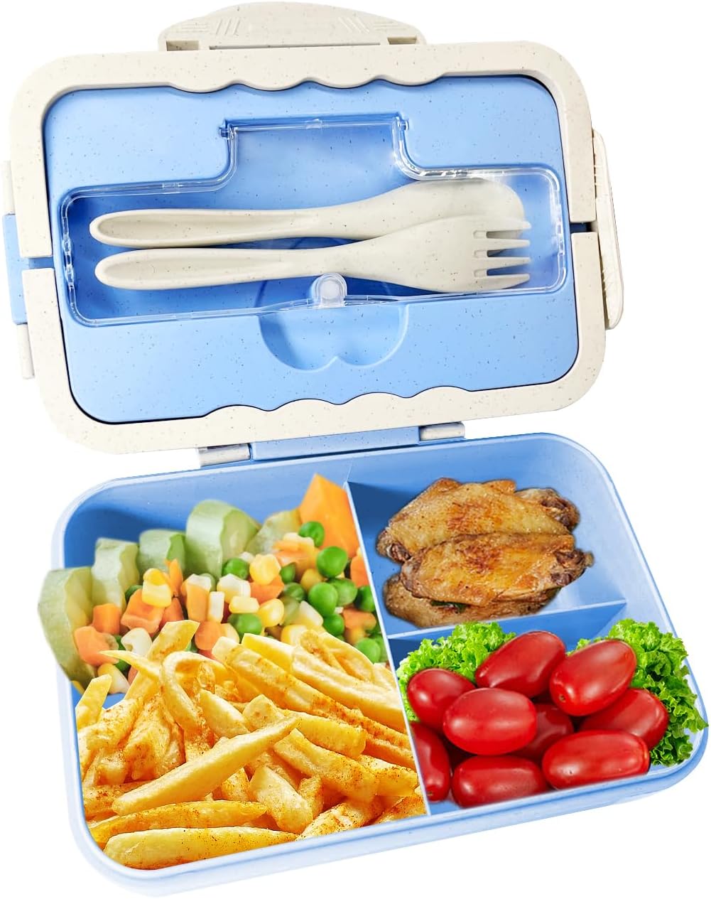 Amazon.com: HealthSTEC Premium Green Bento Box Eco Bento Box Eco ...