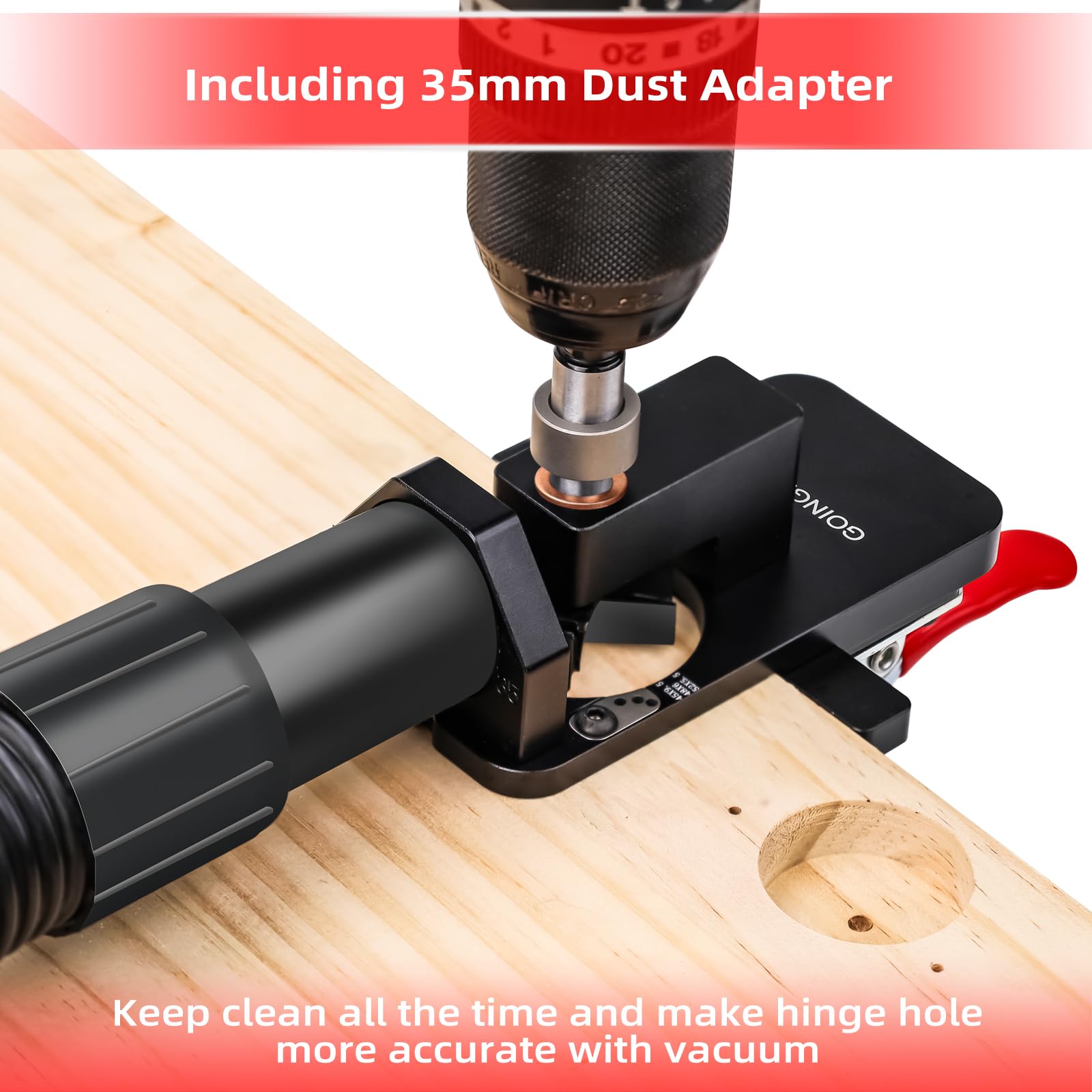 Snapklik.com : GOINGMAKE S1 Compact Metal Concealed Hinge Jig