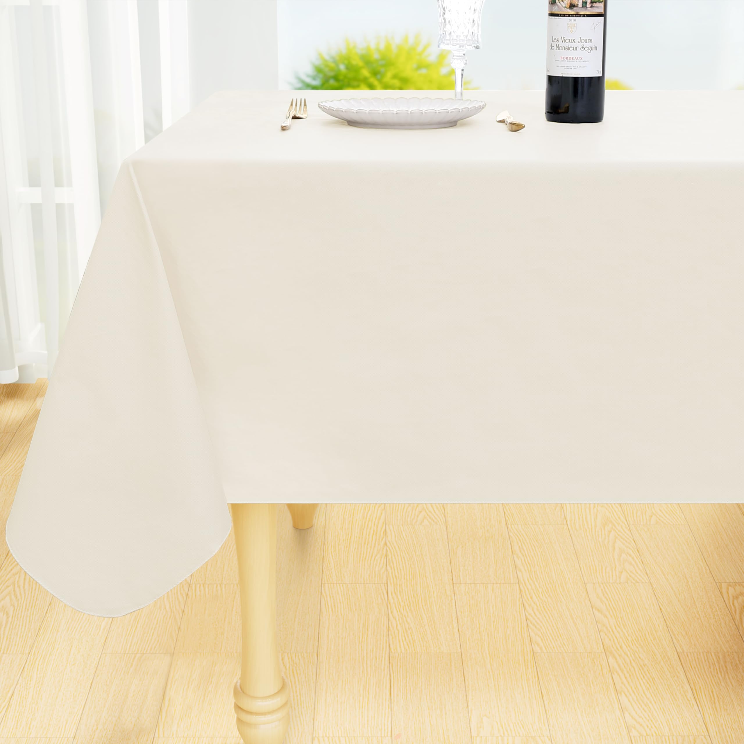 Amazon.com: Smiry Rectangle Table Cloth 52x70 Inch, Waterproof Wipeable ...
