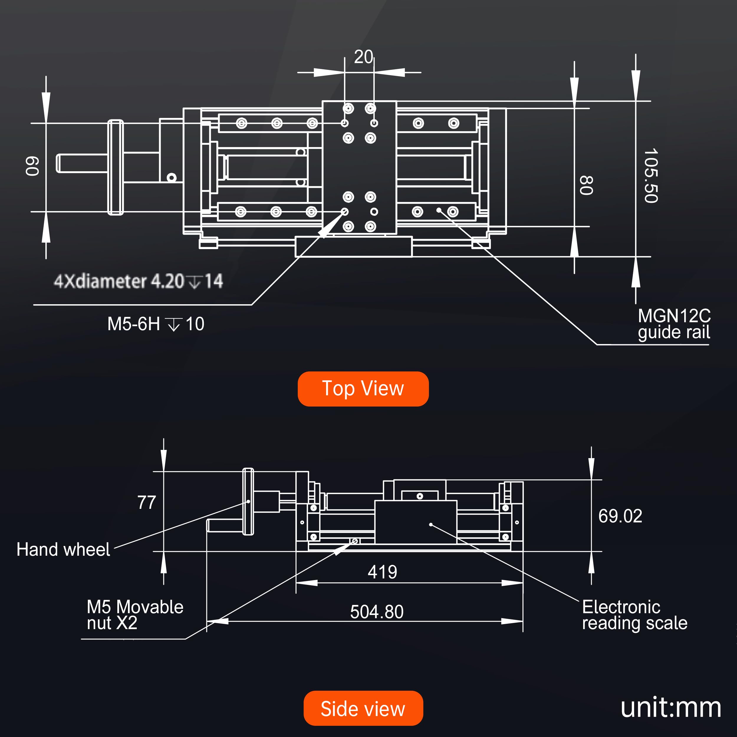 Snapklik.com : RATTMMOTOR Linear Stage Actuator MBX80 Type Munual ...