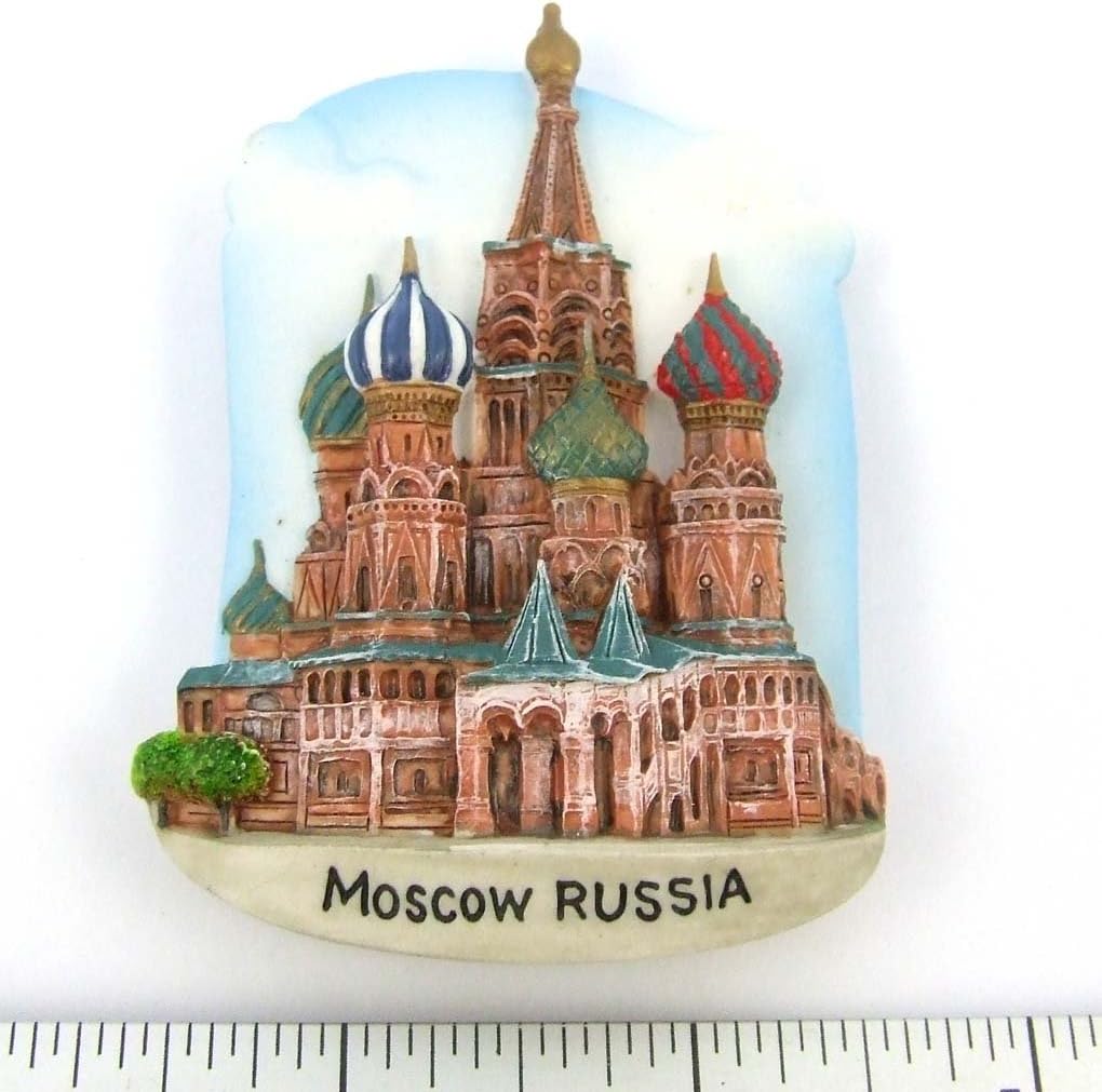 Amazon.com: WitnyStore Tiny St. Basil's Cathedral in Red Square of ...