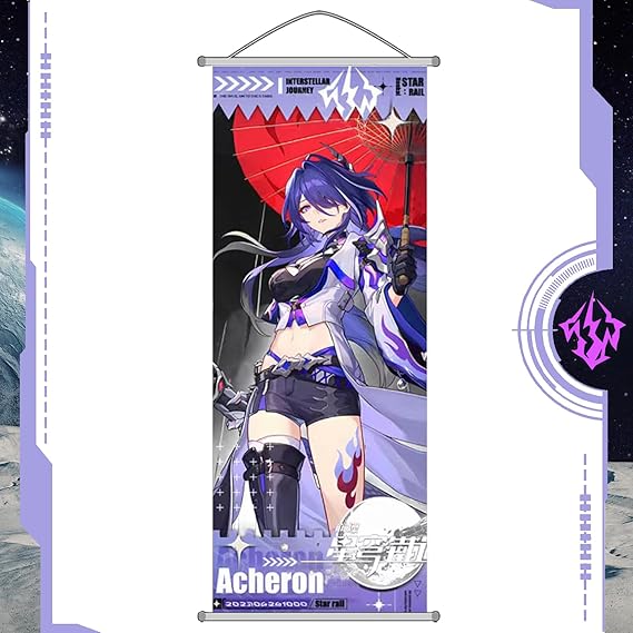 Amazon.com: Honkai: Star Rail Scroll Poster for Indoor Décor(27.5 inch ...