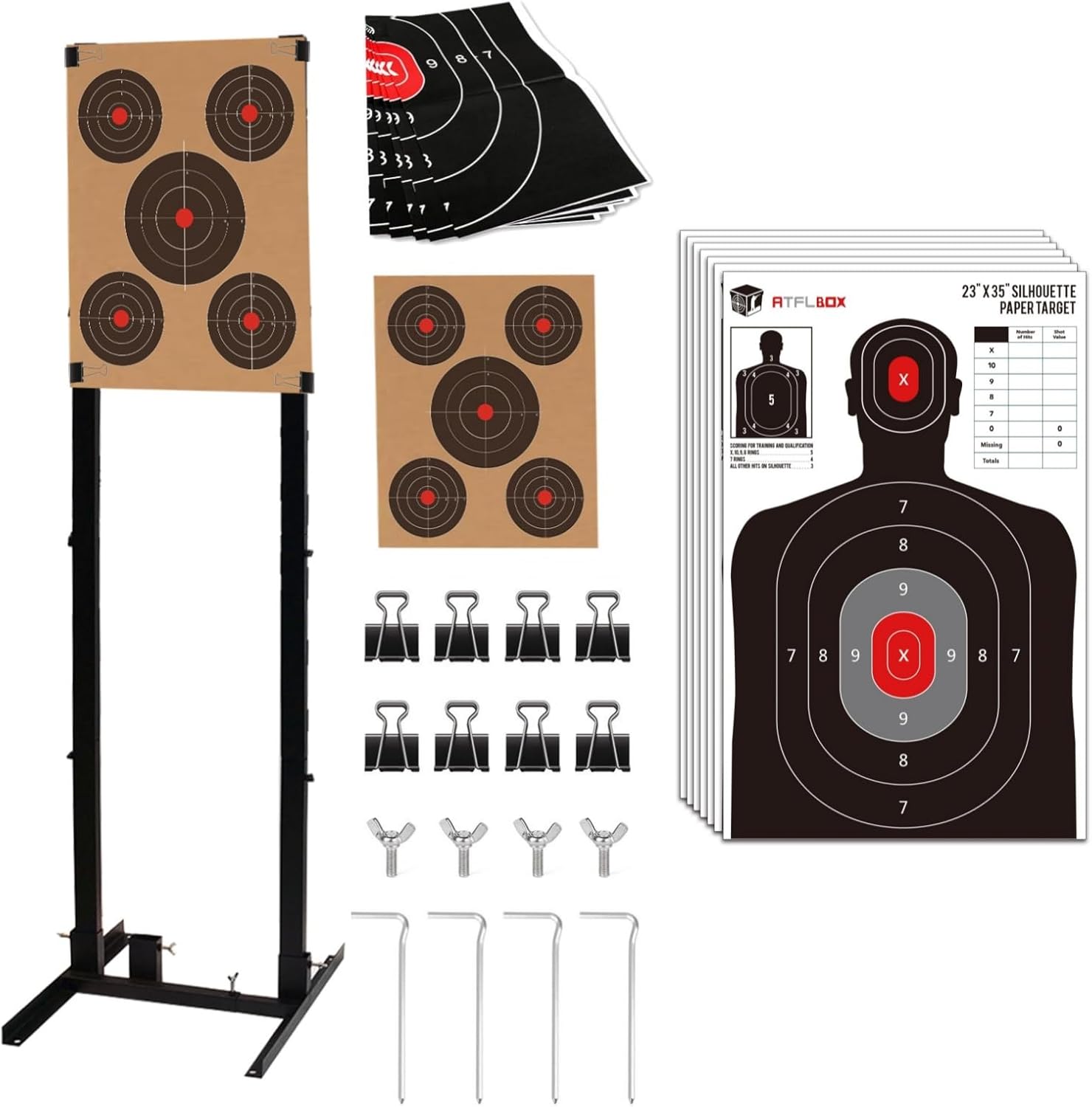 Amazon.com : Atflbox 10pcs 25x35 inch Paper Targets and Shooting Target ...