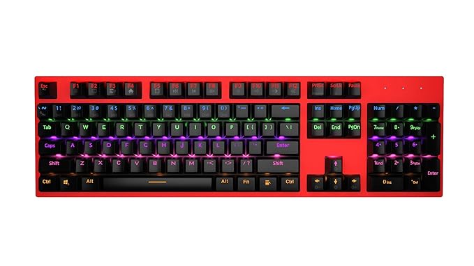Amazon.in: Buy Redgear Chameleon Mechanical Keyboard with RGB, Kailh ...