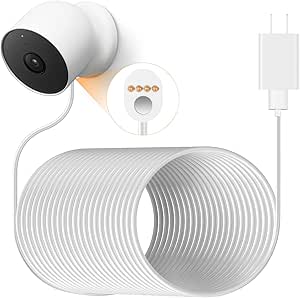 Amazon.com: 1 Pack - 16Ft/5m Charging Cable with Adapter for Google ...