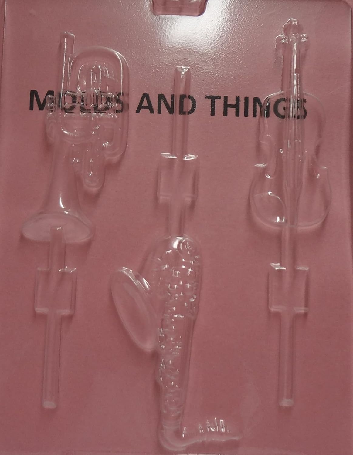 Amazon.com: MUSICAL INSTRUMENTS LOLLY Chocolate Candy Mold With © Candy ...