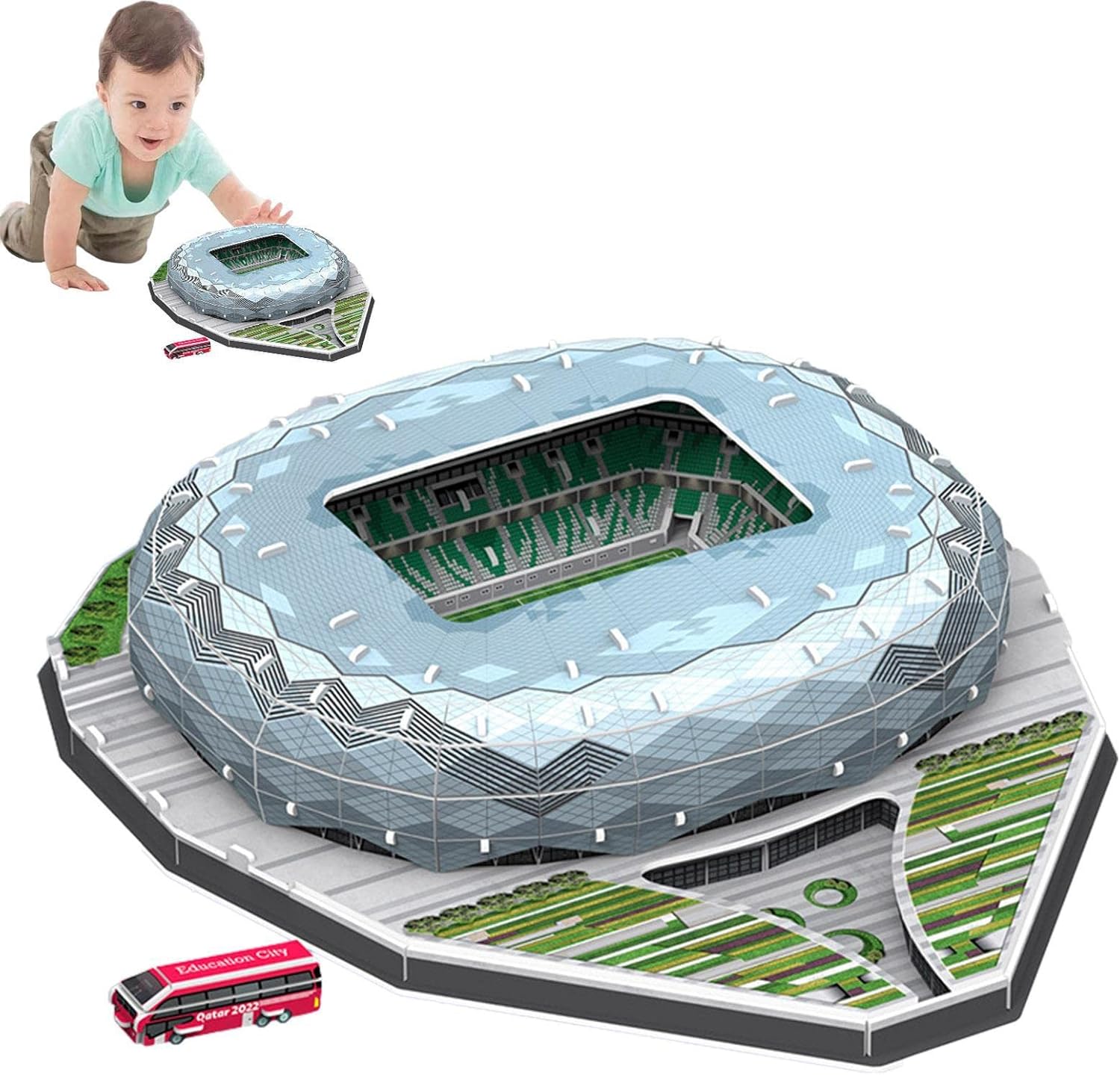 Eastuy Football Stadium Model - Model of The Stadium of The Qatar World ...