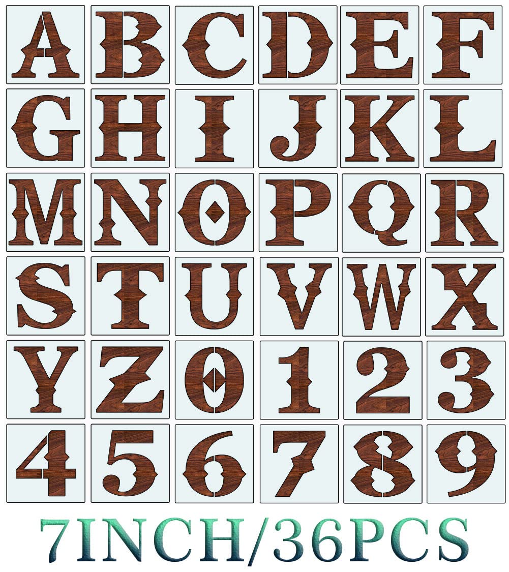 Old West Font Stencils