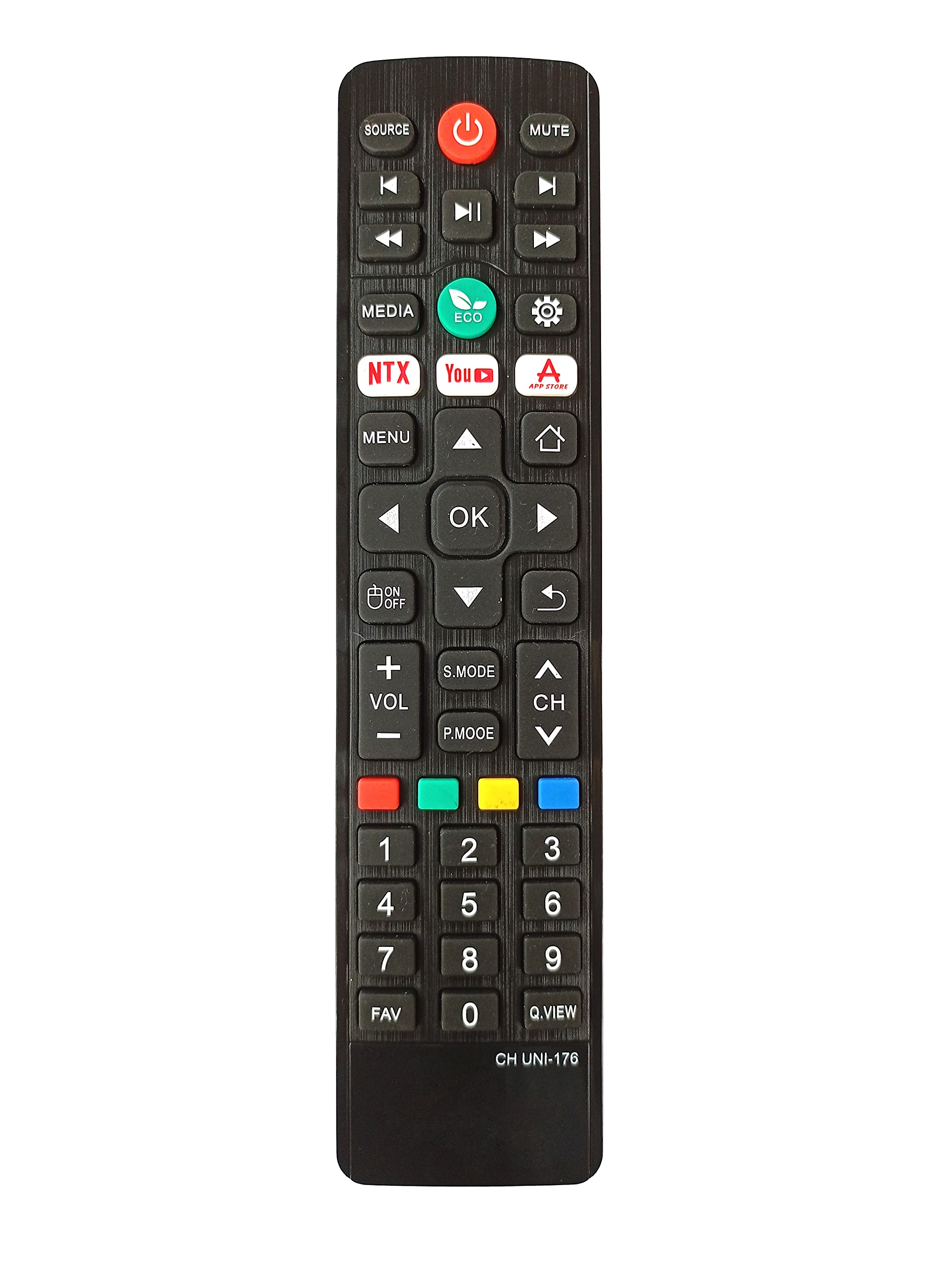 Buy LipiWorld® CH UNI-176 LED Smart Tv Remote Control Compatible for ...