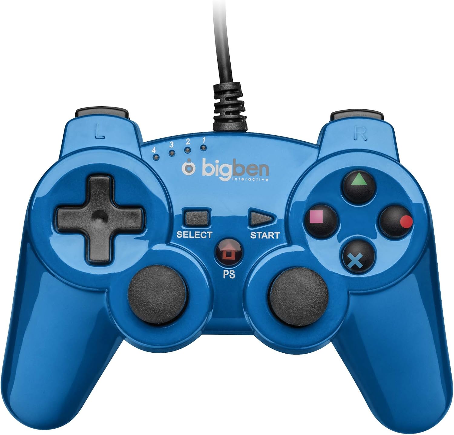 Bigben Interactive BB306835 Gamepad PC, Playstation 3, Blau – Zubehör ...
