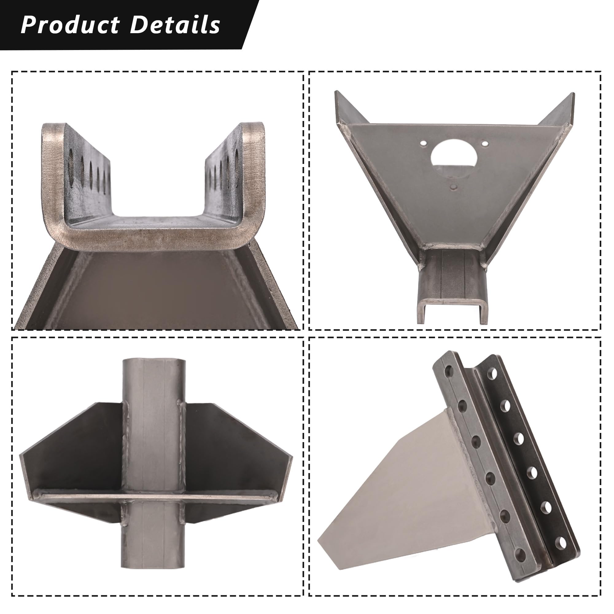 Snapklik.com : Nisorpa Vertical Channel Weld On Tongue Adapter For ...