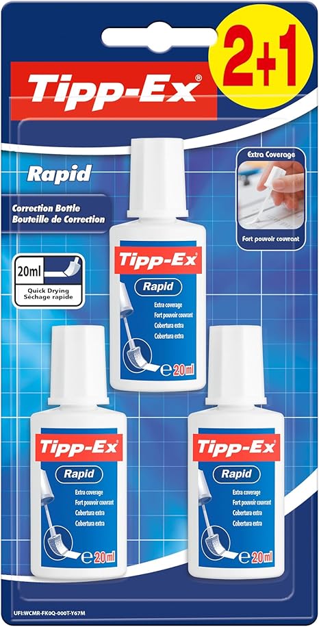 Tipp-Ex Rapid, Correction Fluid Bottle, High Quality Correction Fluid ...