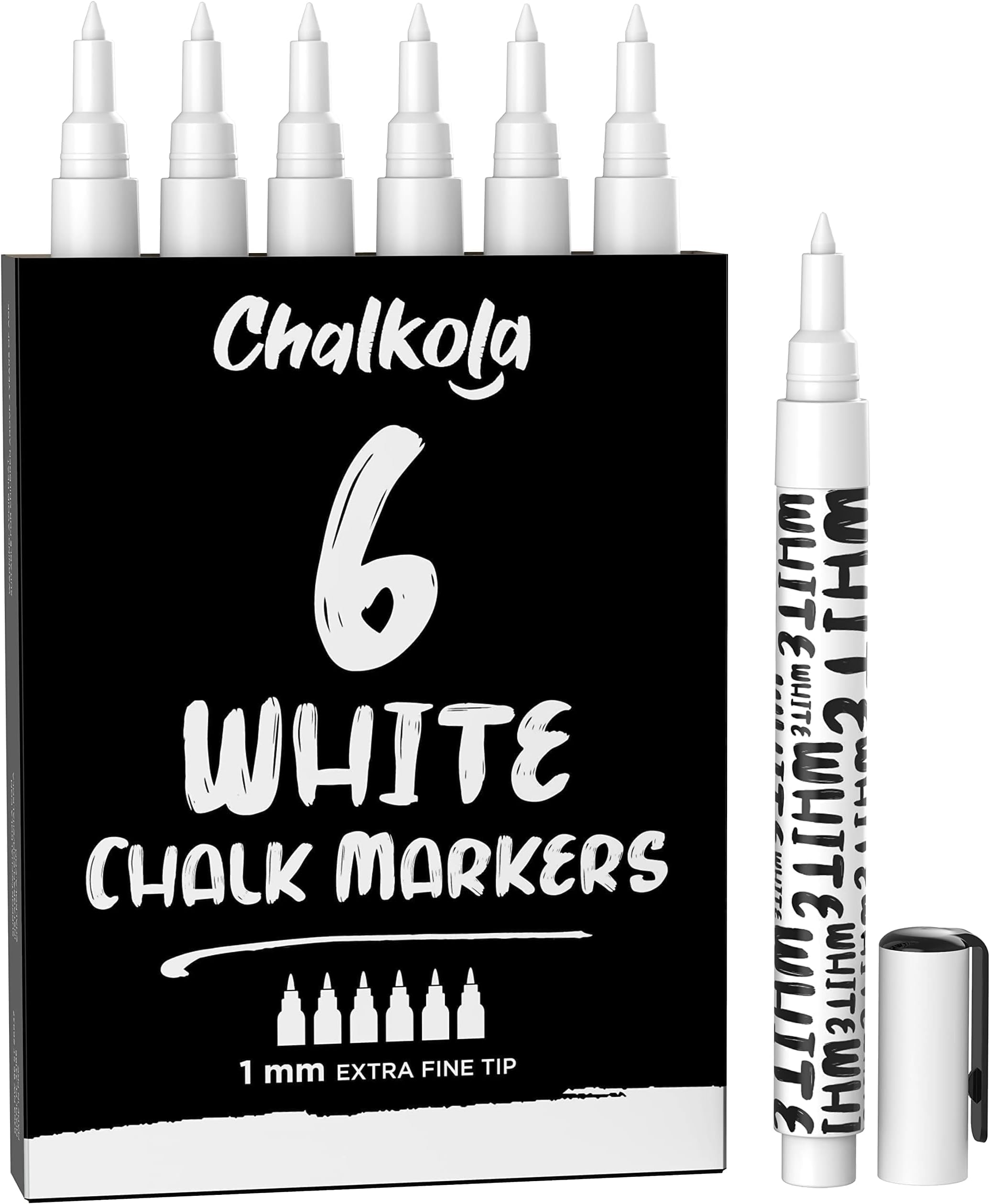 4PC LIQUID CHALK WINDOW MARKERS - PENS GLASS CHALK BOARDS MENU DISPLAY ...