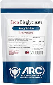 Gentle Iron Tablets High Strength - Vegan Iron Bisglycinate - Energy ...