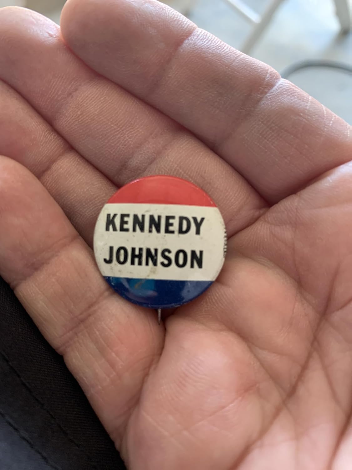 Amazon.com: John F Kennedy Lyndon Johnson Political Pin Badge Button ...