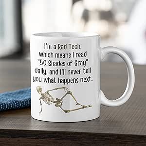 Amazon.com: Rad Tech Mug, Radiology Humor, Radiologic Technologist ...