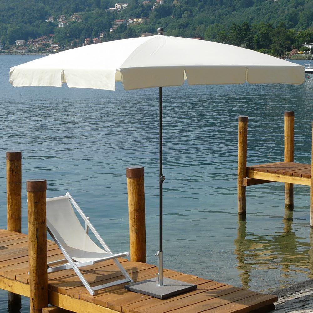 Maffei Art 114r NOVARA rectangular parasol cm 210x130, polyester. Made ...