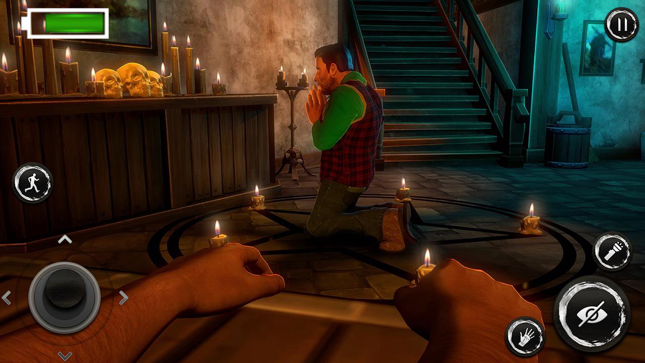 Scary Home Neighborhood Haunted House 3D Game: Scary Idle Run Survival ...